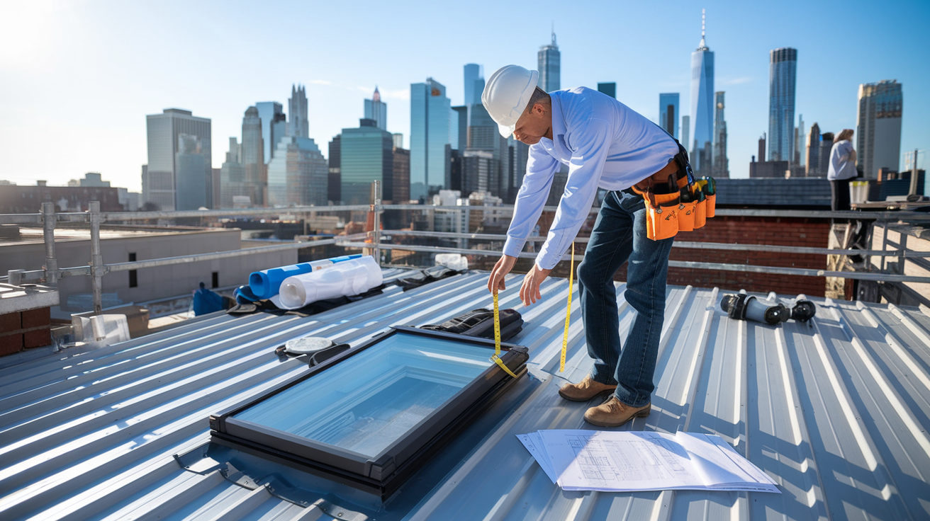 How to Install a Skylight on a Metal Roof in Brooklyn?